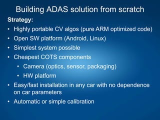 Building ADAS system from scratch | PPTX