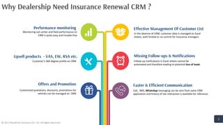 CRM for Insurance Renewals | PDF