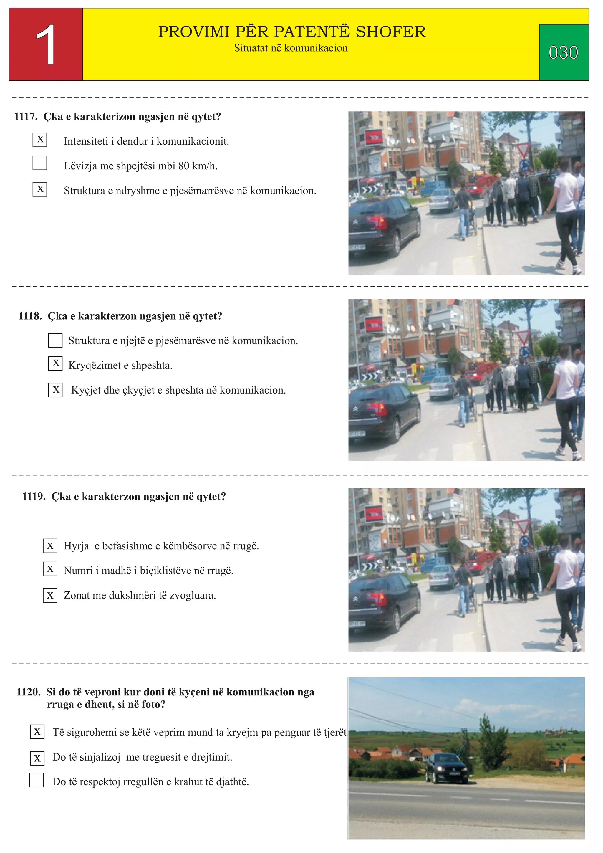 Autoshkolla (Pyetje - përgjigje) | PDF