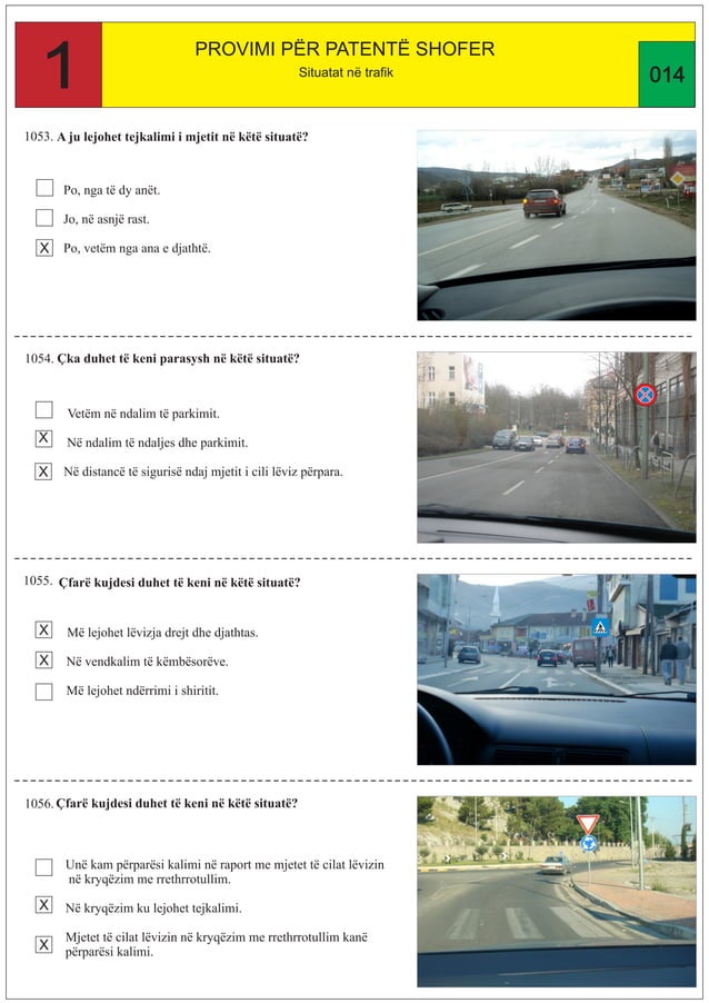 Autoshkolla (Pyetje - përgjigje) 2017 | PDF
