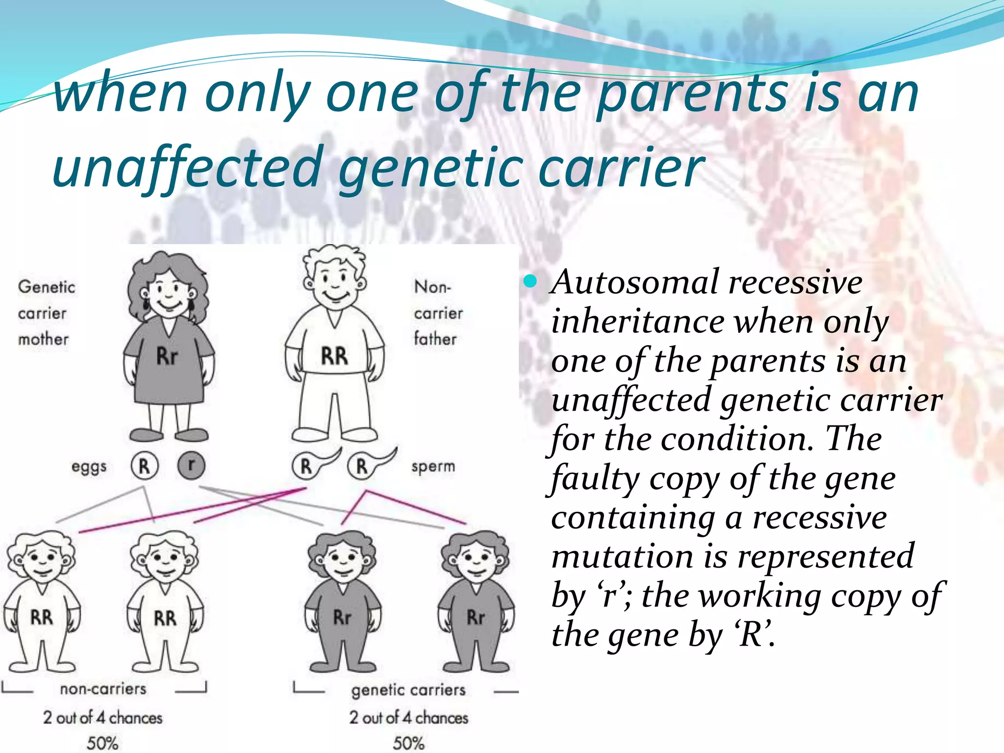 Autosomal recessive disorders | PPTX