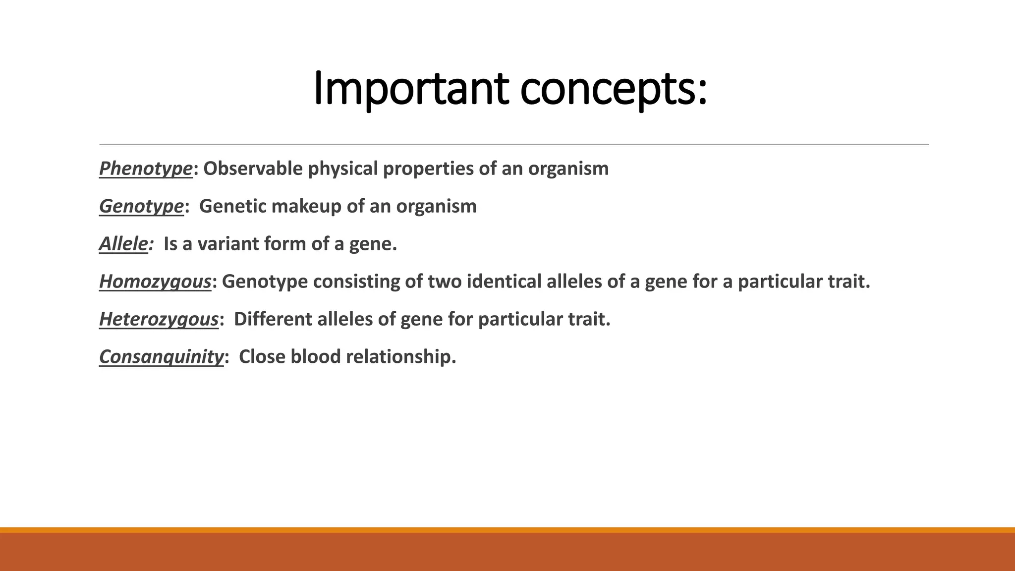 Autosomal recessive inheritance | PPTX