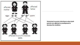 Autosomal recessive inheritance | PPTX