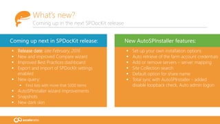 Create a copy of your SharePoint farm with SPDocKit and AutoSPInstaller ...