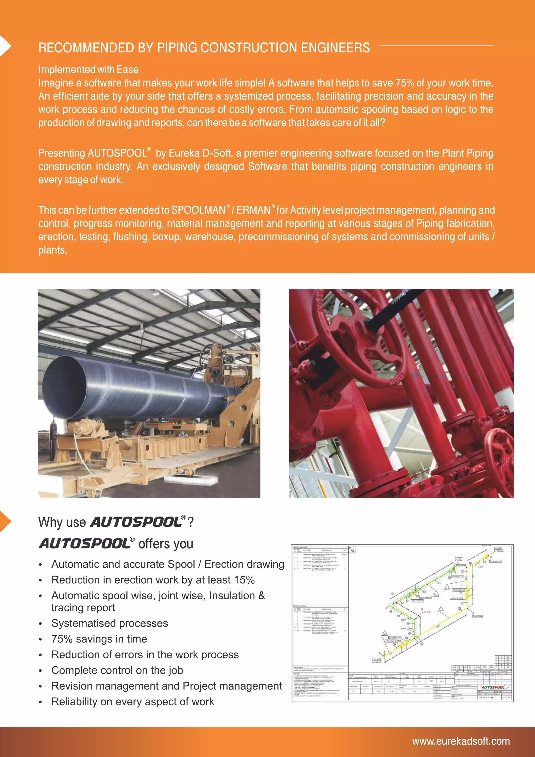 AUTOSPOOL - PIPING SPOOLING SOFTWARE | PDF