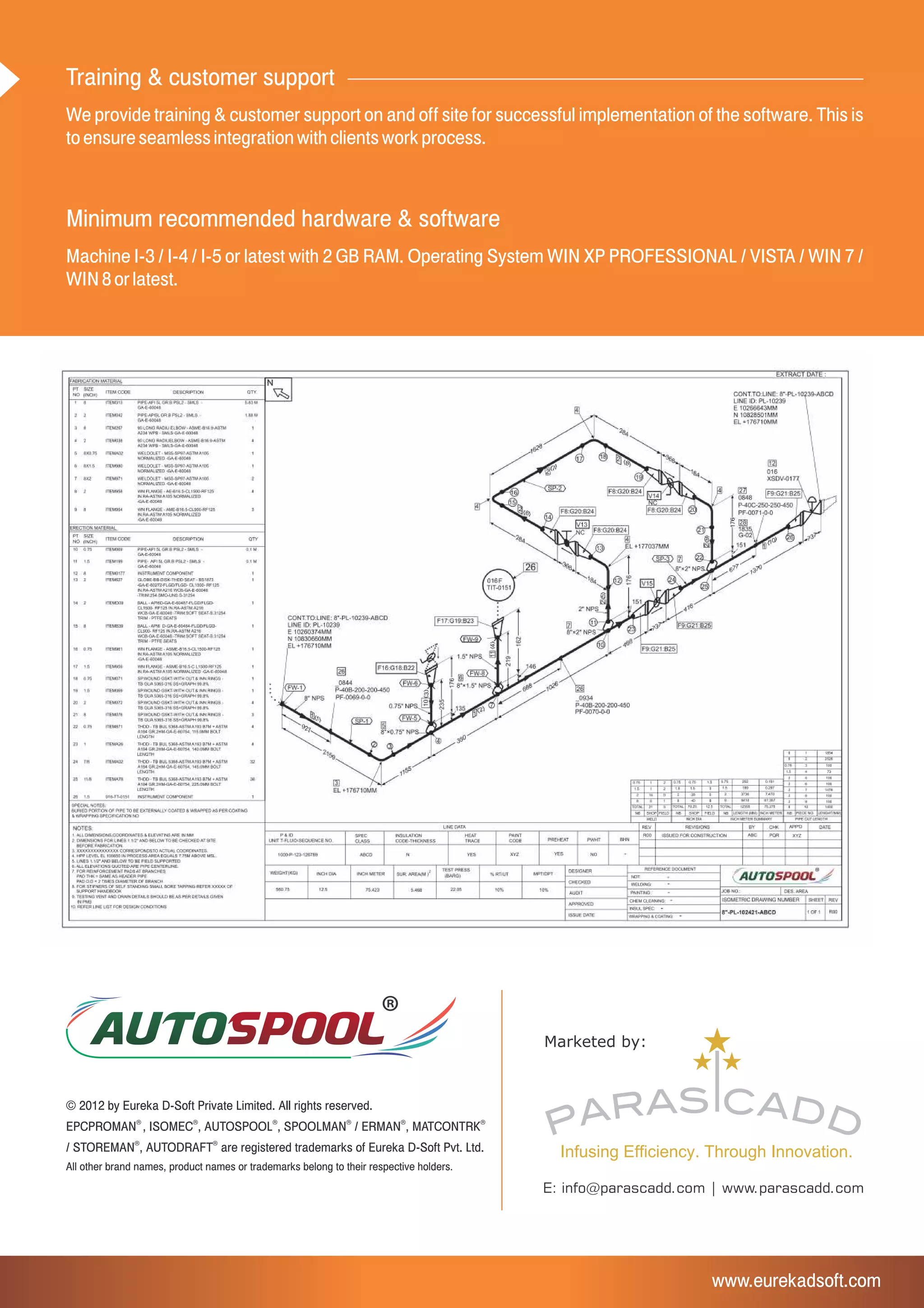 AUTOSPOOL - PIPING SPOOLING SOFTWARE | PDF