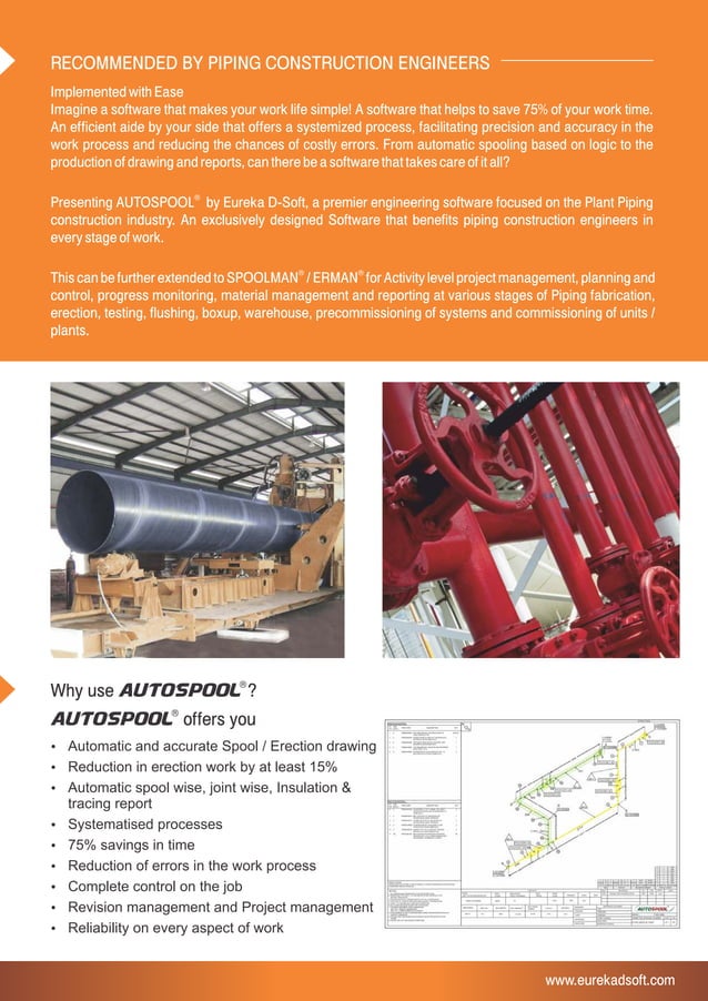 AUTOSPOOL - PIPING SPOOLING SOFTWARE | PDF | Computing | Technology & Computing