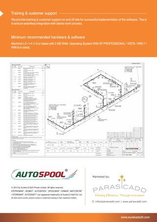 AUTOSPOOL - PIPING SPOOLING SOFTWARE | PDF