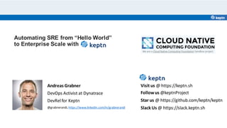Auto sre with keptn | PDF