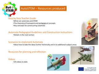 Autostem - creative automata to teach STEM to early learners | PPTX
