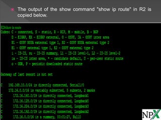 Auto summarization in EIGRP | PPTX | Computer Networking | Computing