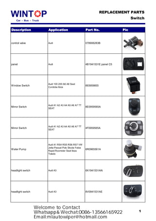 Auto switch catalog -wintop | PDF