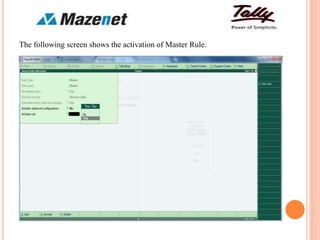 Auto synchronization | Tally Software | Mazenet Technologies | PPTX ...
