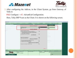 Auto synchronization | Tally Software | Mazenet Technologies | PPTX ...