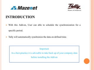 Auto synchronization in TALLY | PPT