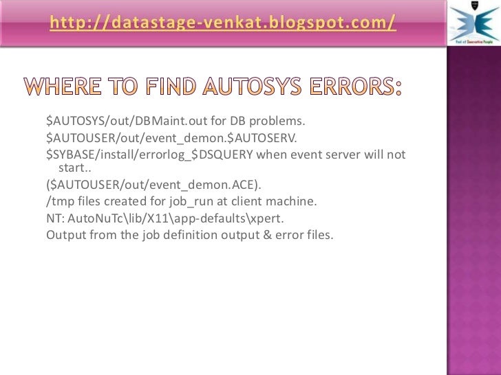 Unicenter Autosys Job Management