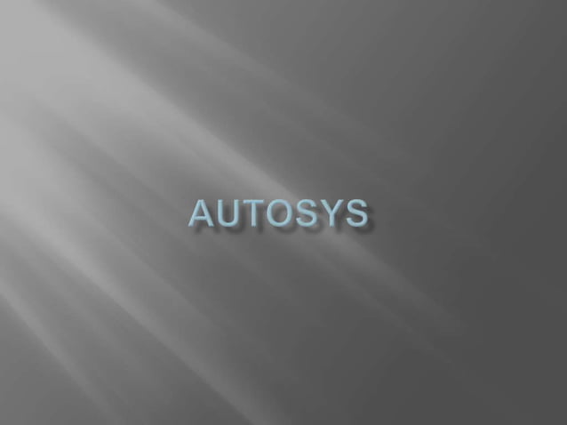 Autosys Complete Guide | PPTX
