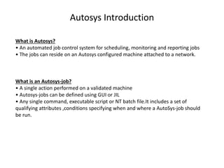 Autosys | PPTX