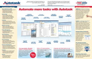 Autotask Software 2010 | PDF