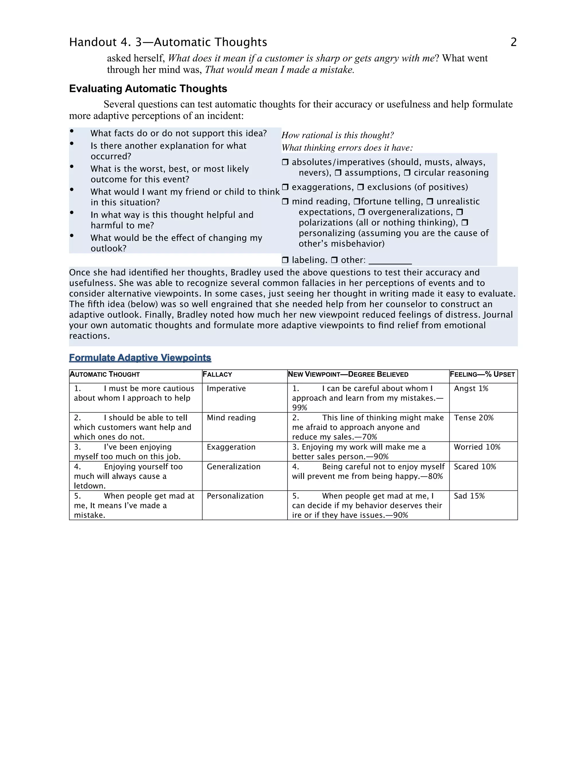 Auto+thoughts+webinar 1 | PDF