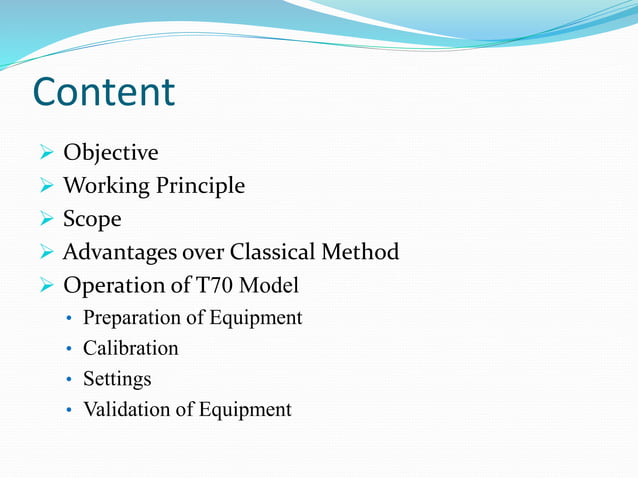 Auto titrator T70 presentation | PPTX | Chemistry | Science