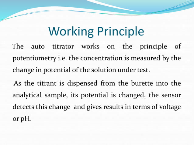 Auto titrator T70 presentation | PPTX | Chemistry | Science
