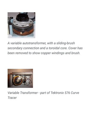 Autotransformer electrical | PDF