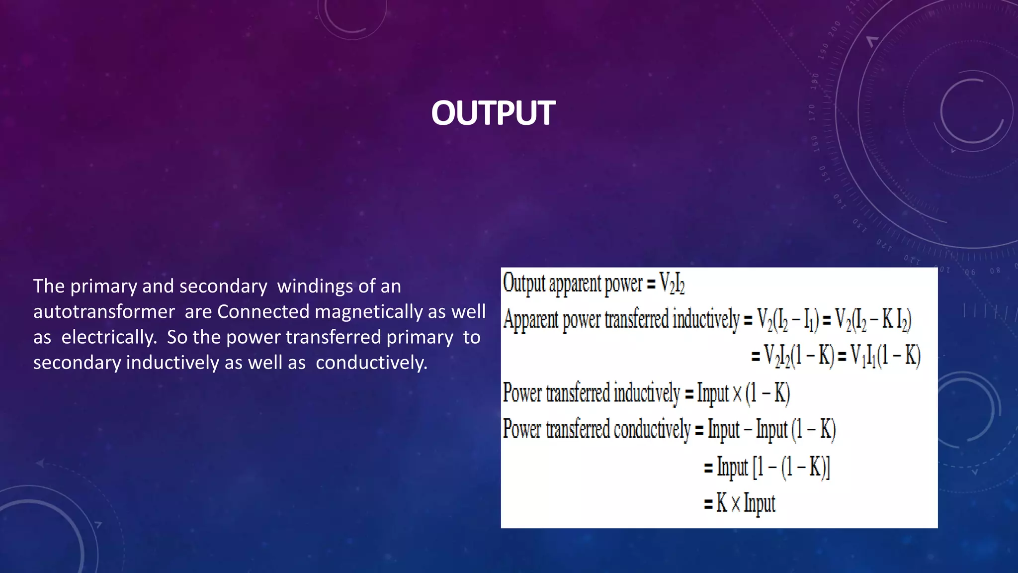Auto transformer 3507 | PPTX | Technology & Computing