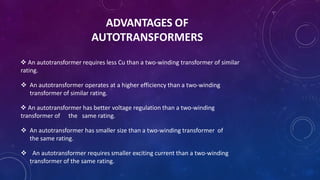 Auto transformer 3507 | PPTX | Technology & Computing