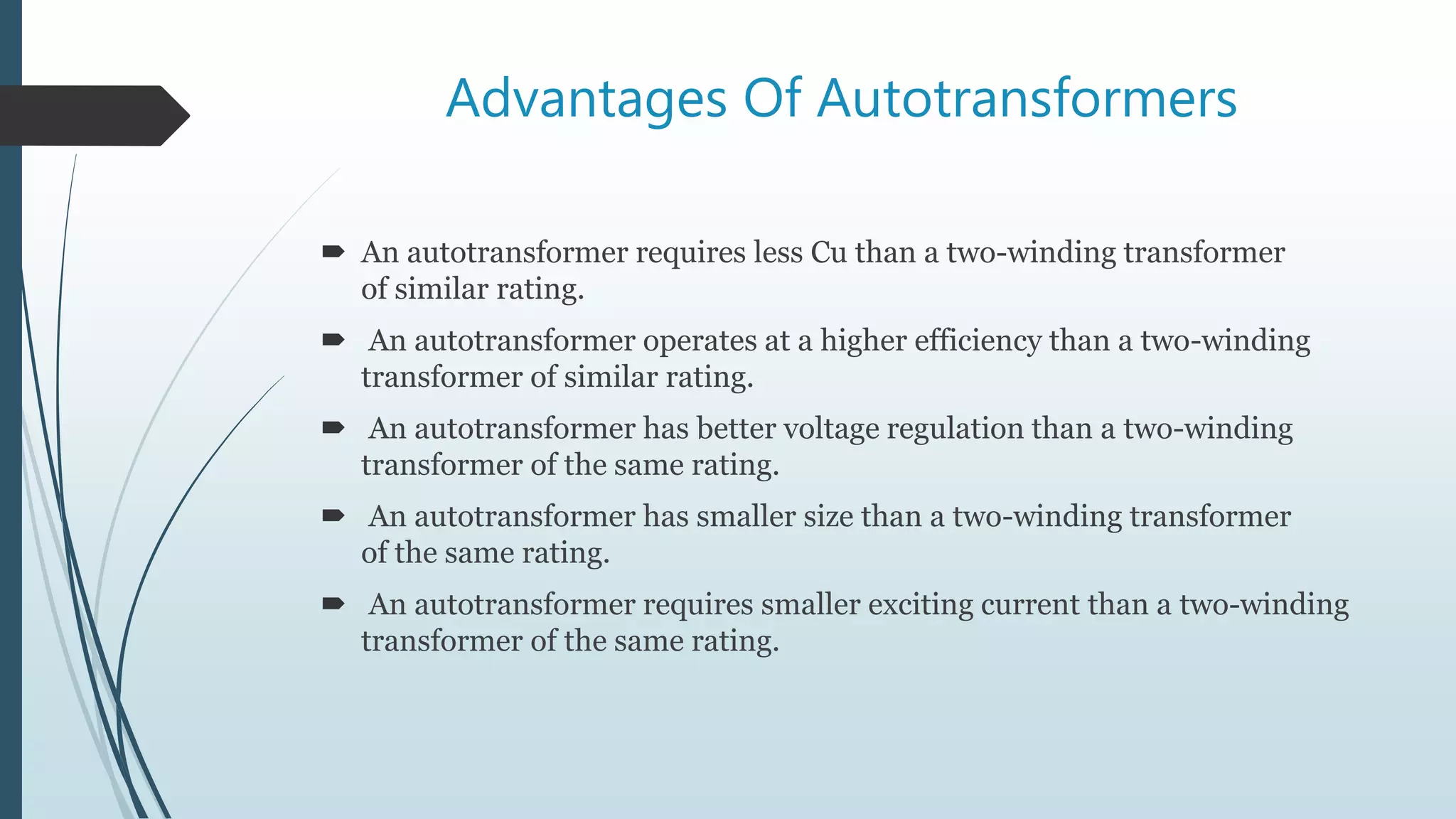 Autotransformers | PPTX