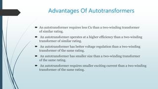 Autotransformers | PPTX