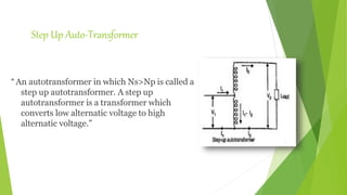 autotransformers by shaikh mohd zulkar nain.pptx
