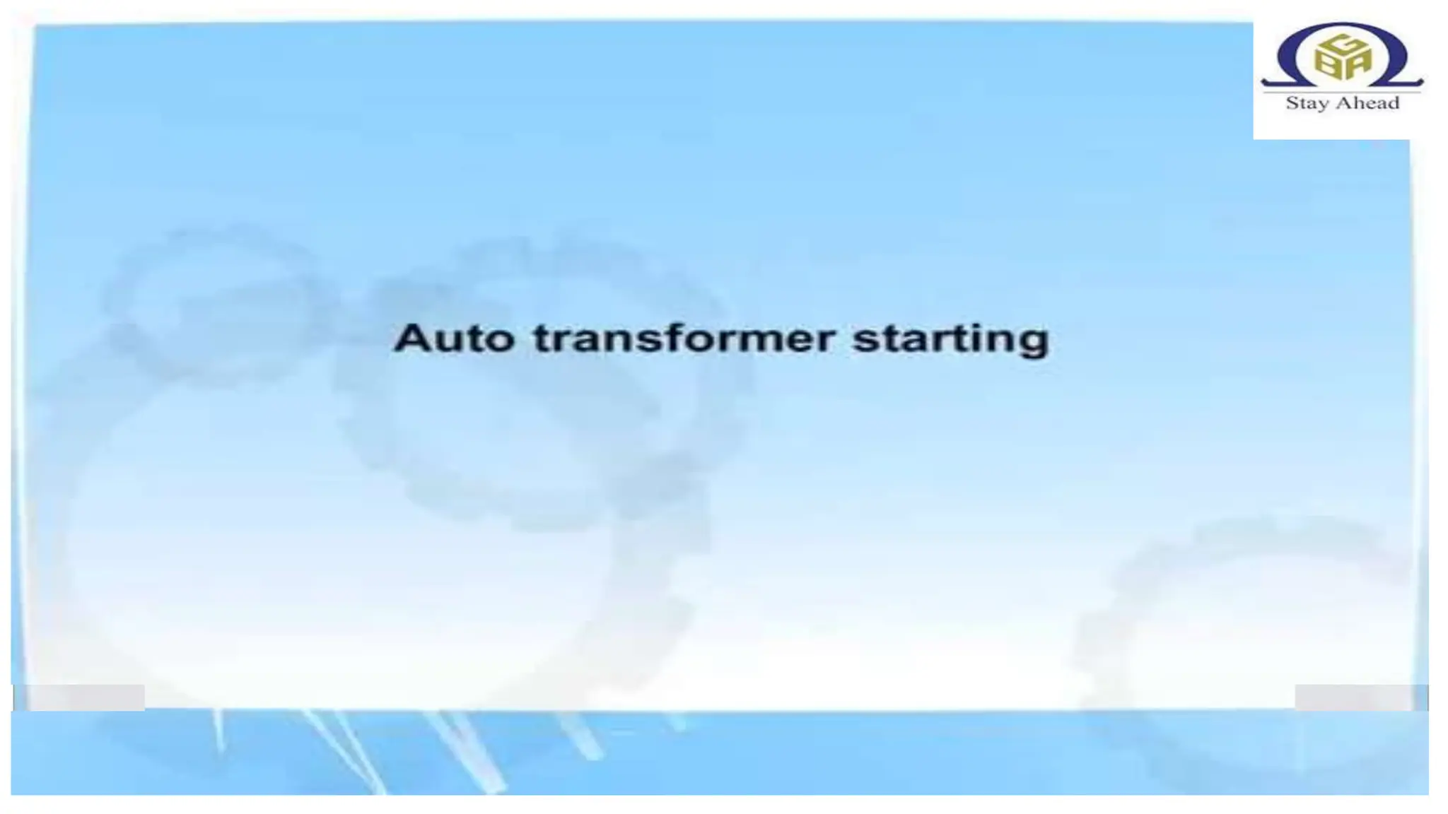 Autotransformer starter for three phase IM.pptx | Science
