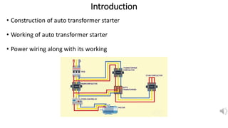 Autotransformer starter for three phase IM.pptx | Science