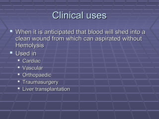 Autotransfusion | PPT