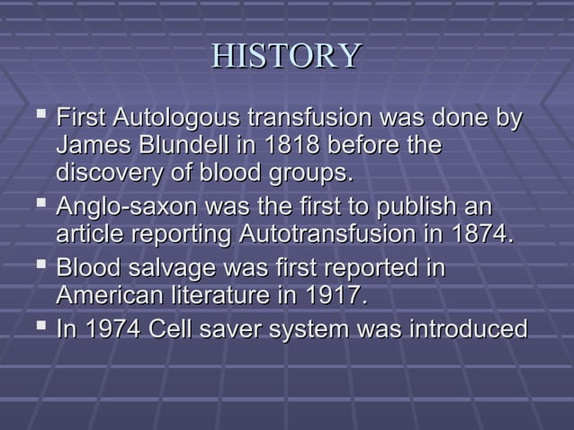 Autotransfusion | PPT