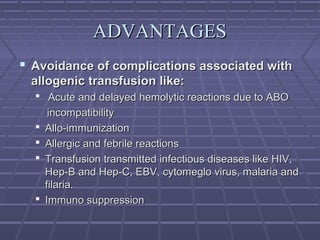 Autotransfusion | PPT