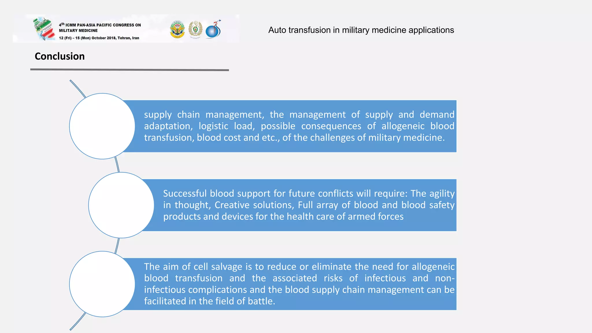 Auto transfusion in military medicine applications | PPTX