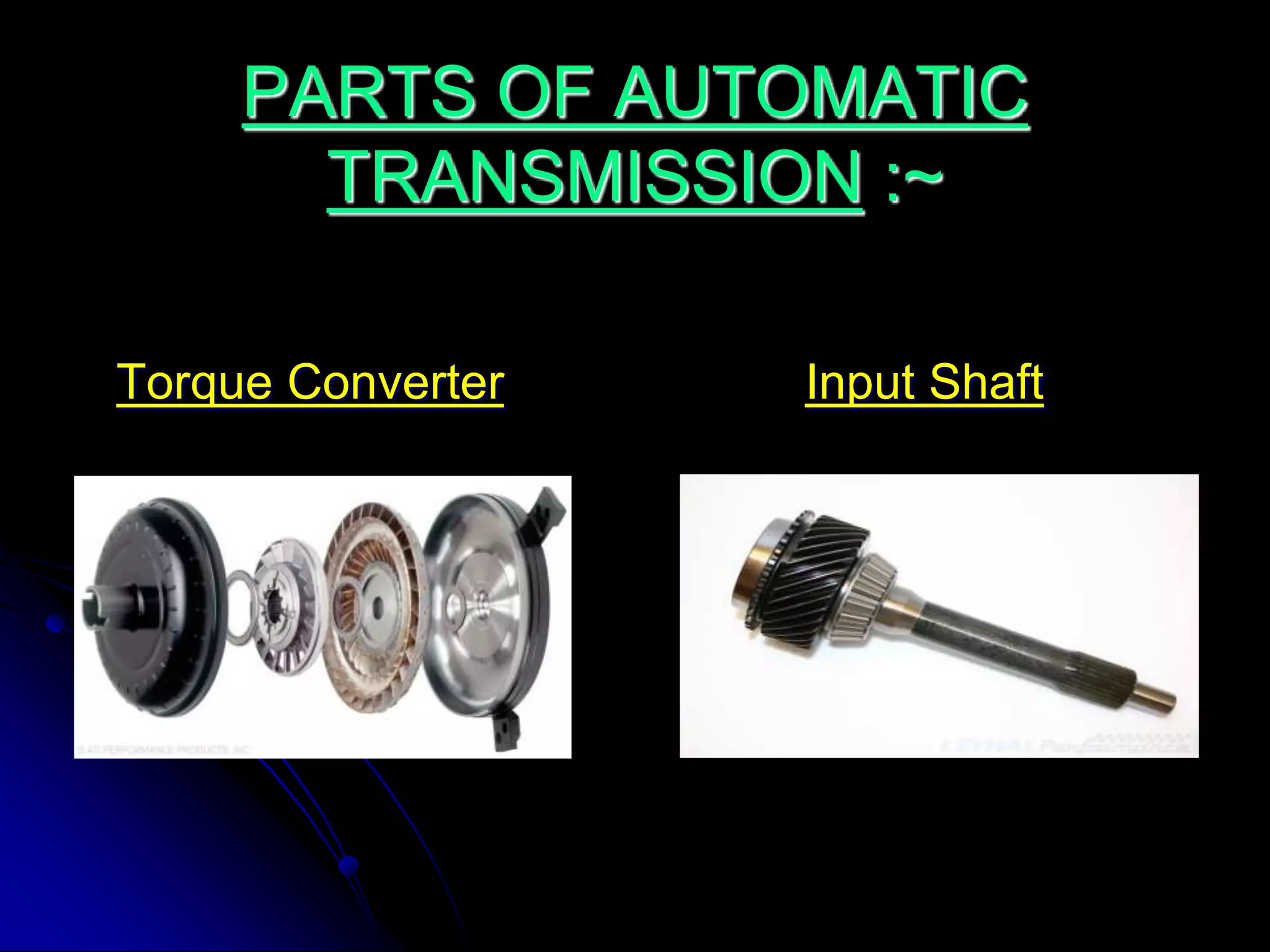 Auto transmission system | PPT