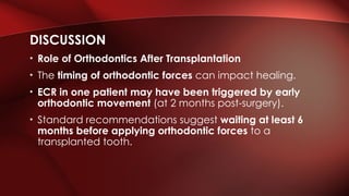 Autotransplantation case report with follow up .pptx