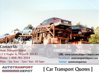 Auto transport quotes | PPT