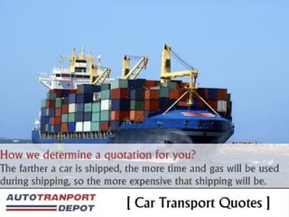Auto transport quotes | PPT