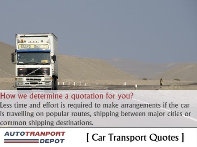 Auto transport quotes | PPT