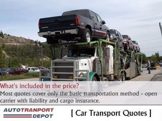 Auto transport quotes | PPT