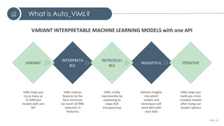 Weekly #105: AutoViz and Auto_ViML Visualization and Machine Learning | PPT | Free Download