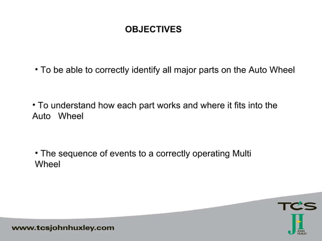 Auto wheel parts identification | PPT