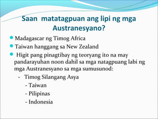 Autranesyano | PPT