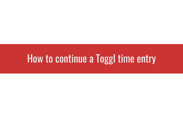 [Easy] How to Use Toggl Time Tracker App Tutorial | PDF