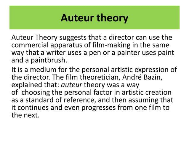 Autuer in music video | PPTX | Music Video | Genres