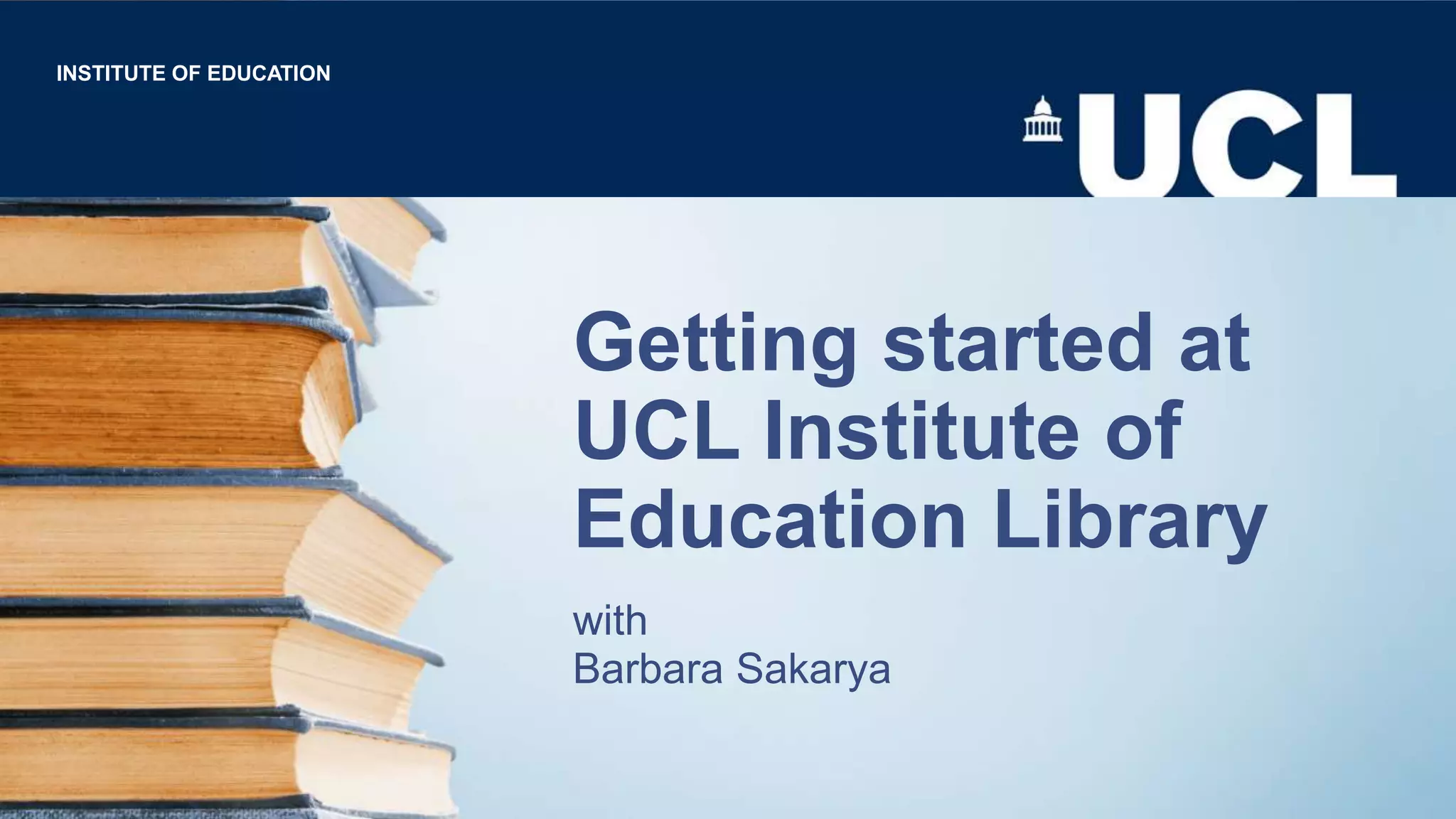 Getting Started at the IOE Library: Autumn 2018 | POTX
